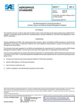 What is SAE AS9101G? - AS9110 Store